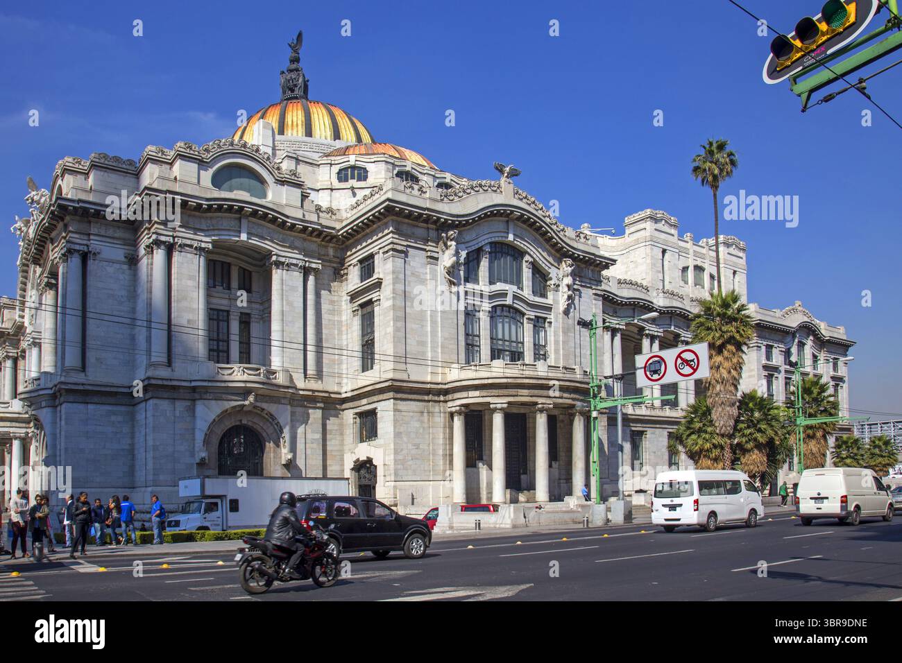 Central America Mexico Mexico City Art Deco Architecture Palacio de ...