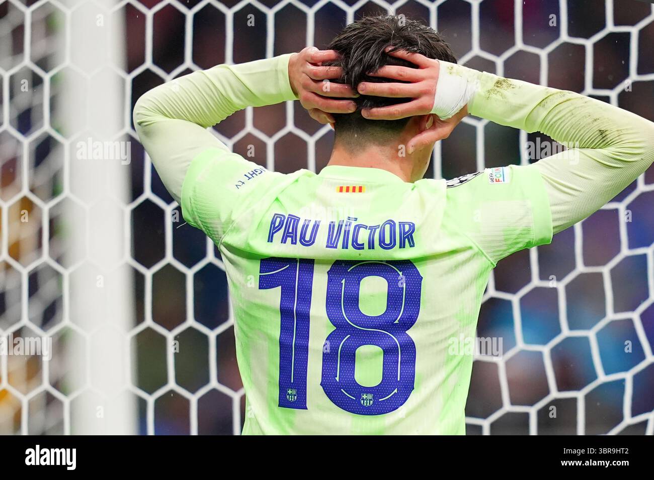 BarcelonaÕs Pau Victor during the Uefa Champions League soccer match ...