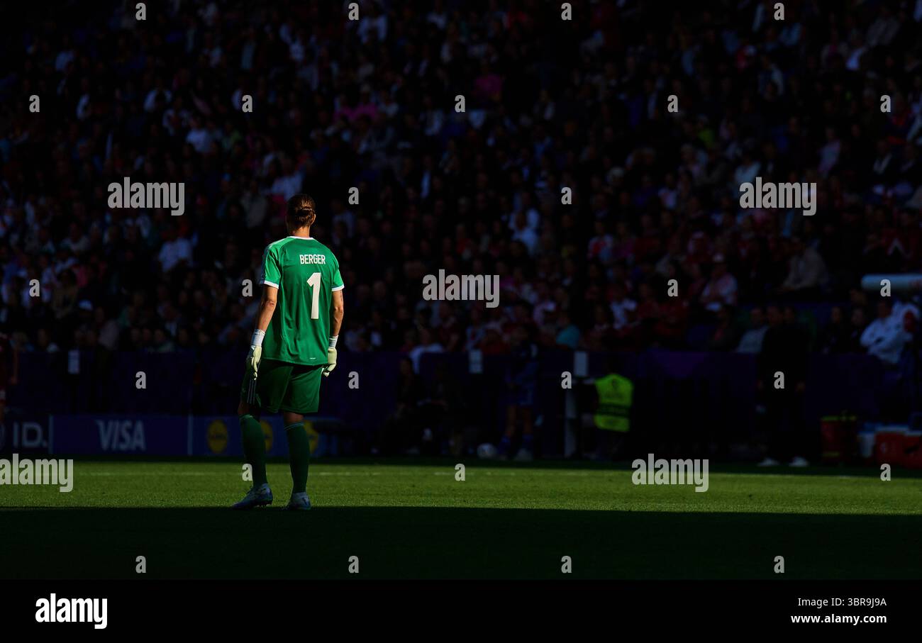 Ann-Katrin Berger #7 goalkeeper of Team Germany in the football UEFA ...