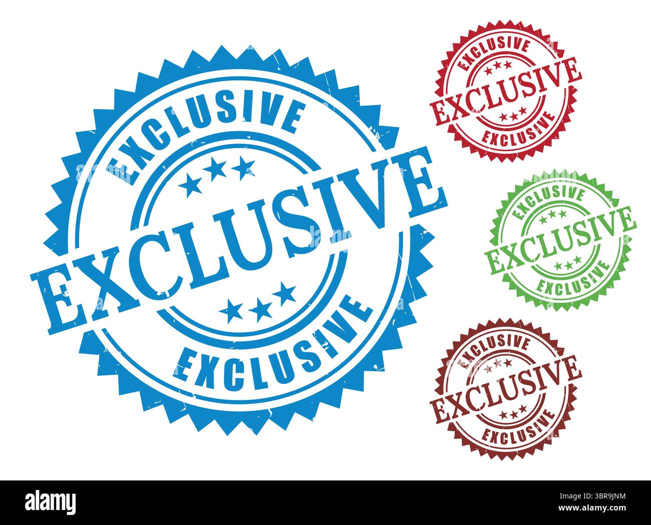 A Exclusive Badge Vector Collection, Premium Grunge Rubber Stamp Set ...