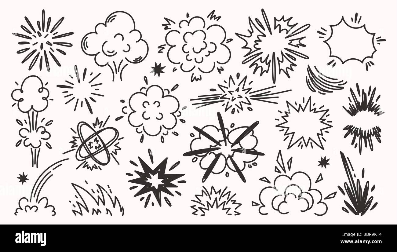 Explosion clouds Cut Out Stock Images & Pictures - Alamy