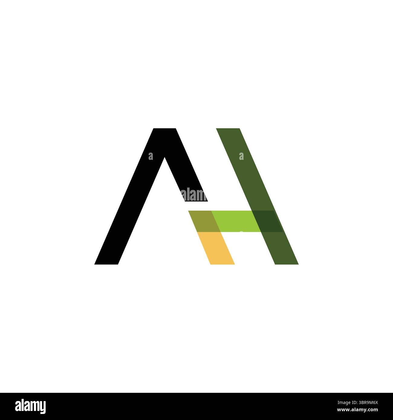 AH or HA logo. Unique attractive creative modern initial AH HA A H ...