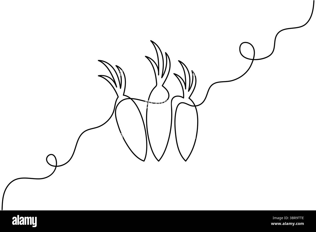 Vegetable outline art Cut Out Stock Images & Pictures - Alamy