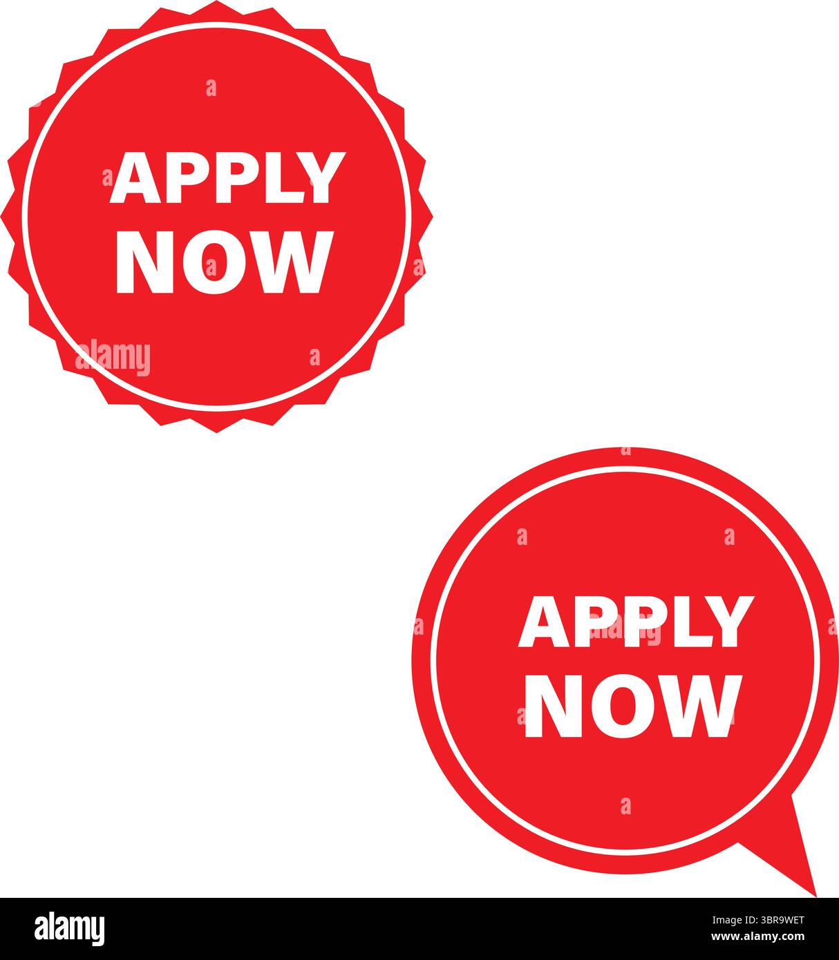 Apply now web interface Stock Vector Images - Alamy