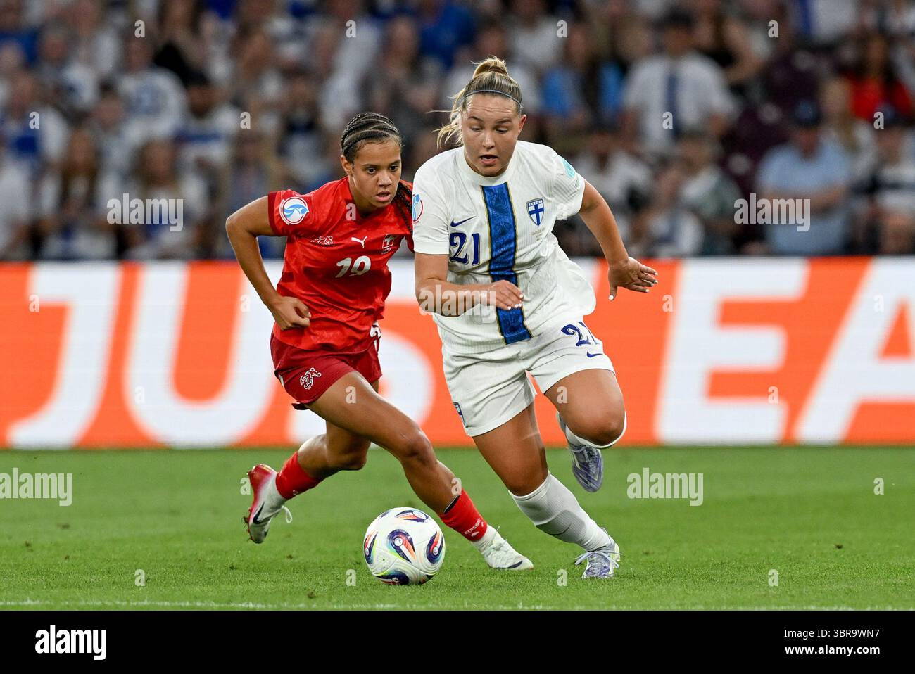 Geneva, Switzerland. 10th July, 2025. Iman Beney (19) of Switzerland ...