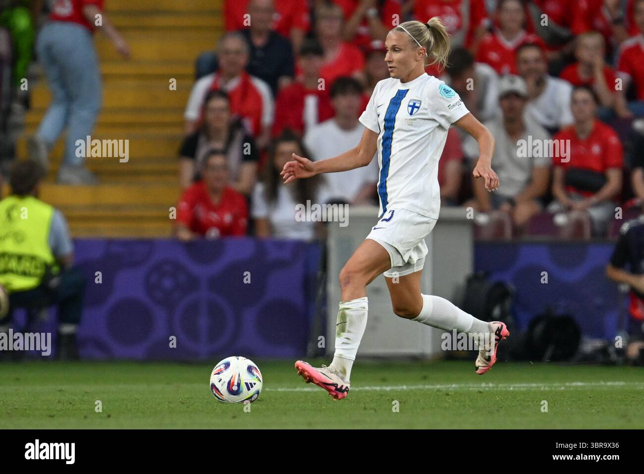 Emma Koivisto (5) of Finland pictured during the matchday 3 game in ...