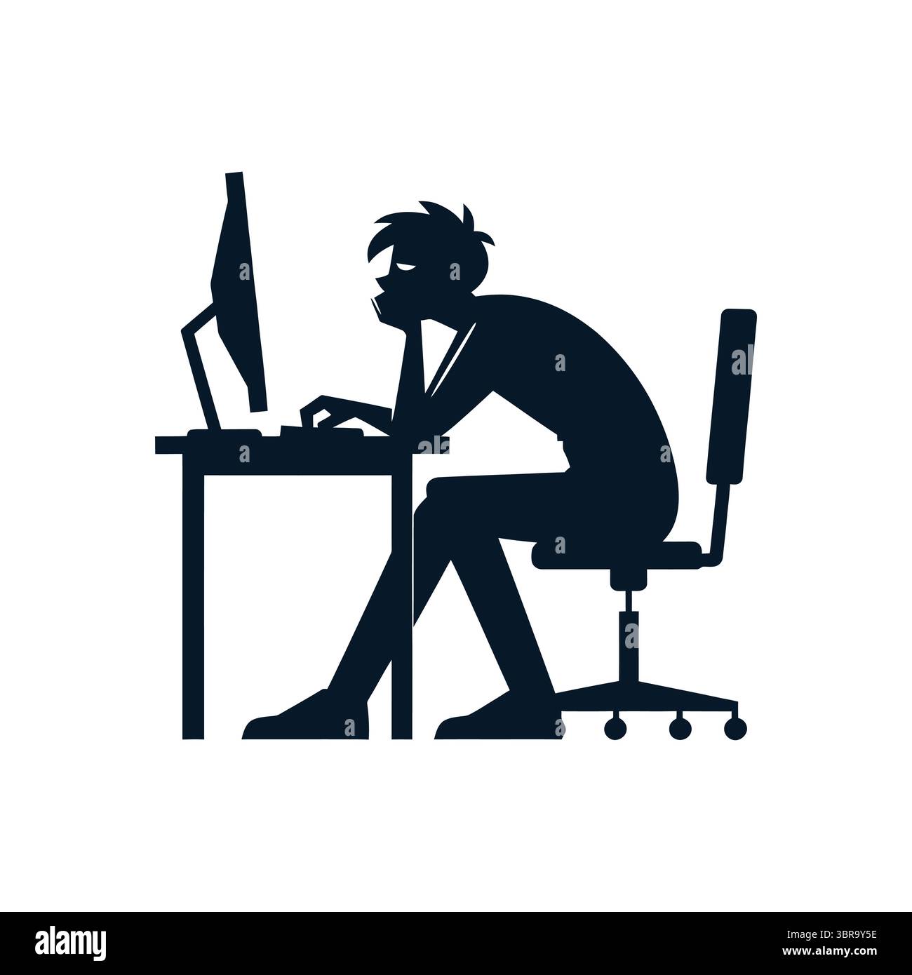 Idle fatigue Stock Vector Images - Alamy