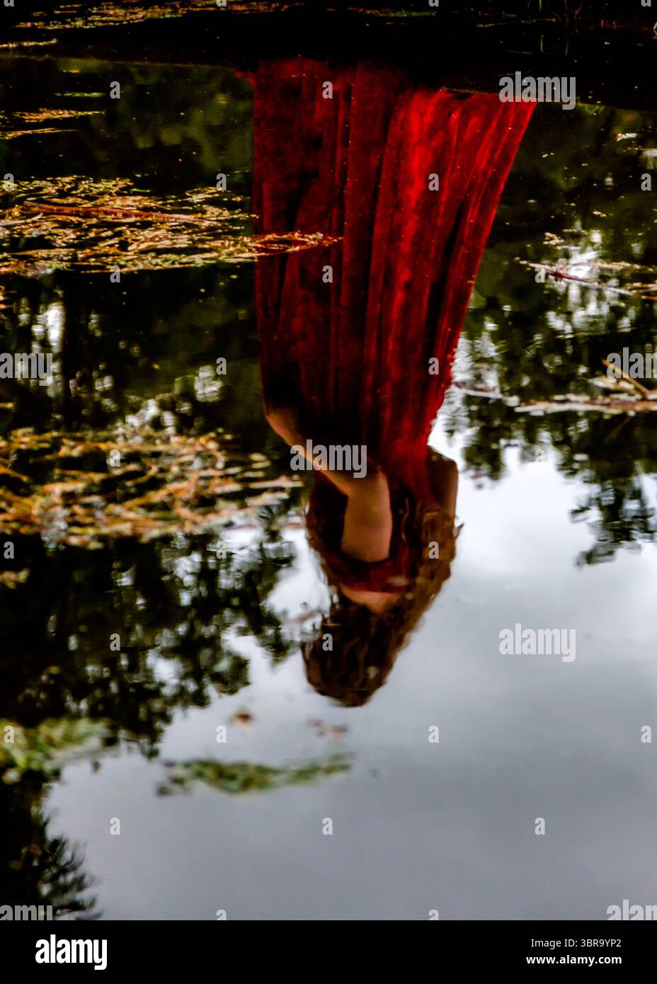 Woman long dress in water hi-res stock photography and images - Alamy