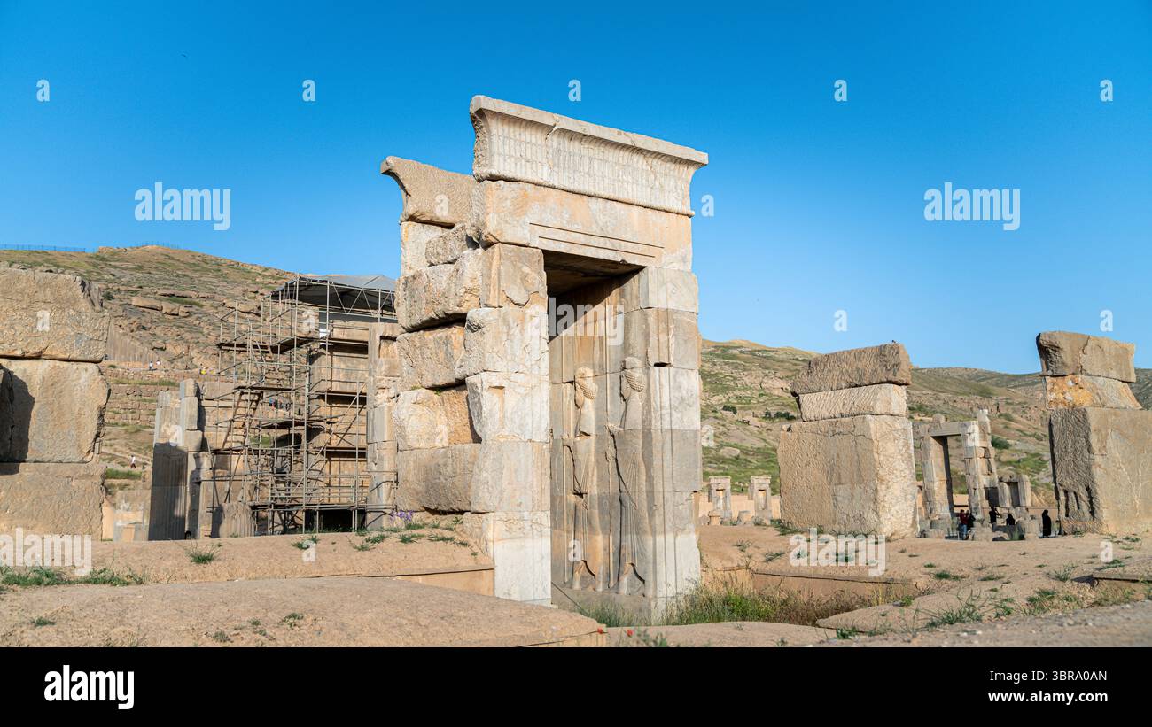 Persepolis, Iran - 3 May 2019: Ruins of Persepolis, the grand ...
