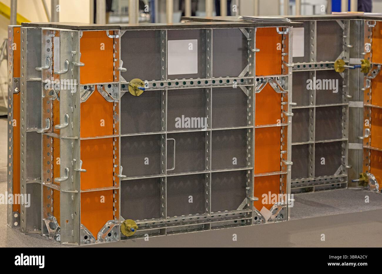 Formwork Panels Railing System Walls Construction Site Stock Photo - Alamy