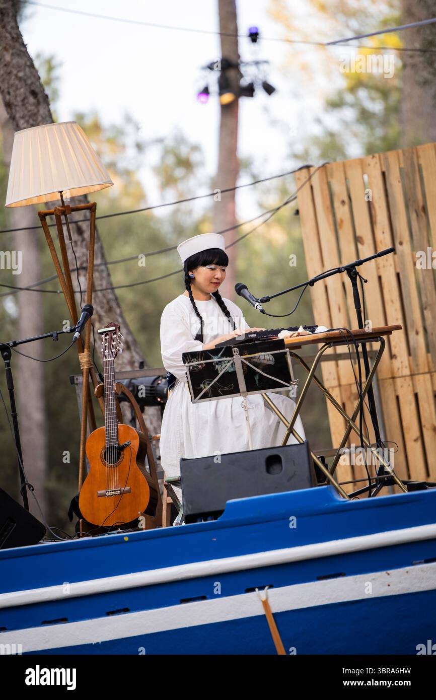 Vilanova i la Geltrú, Spain. 2025.07.04. Ichiko Aoba singer perform on ...