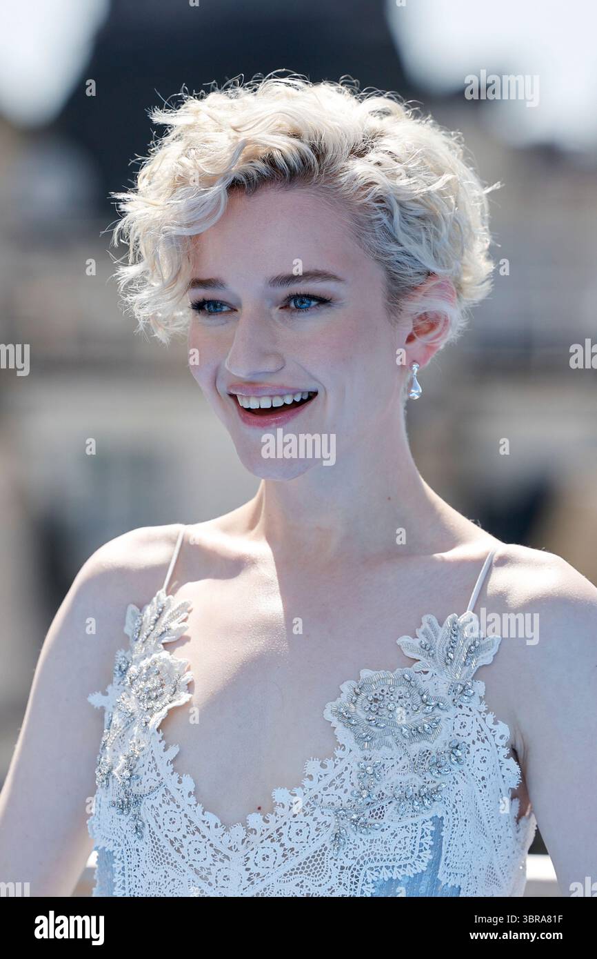 Julia Garner poses for photographers upon arrival at the photo call for ...