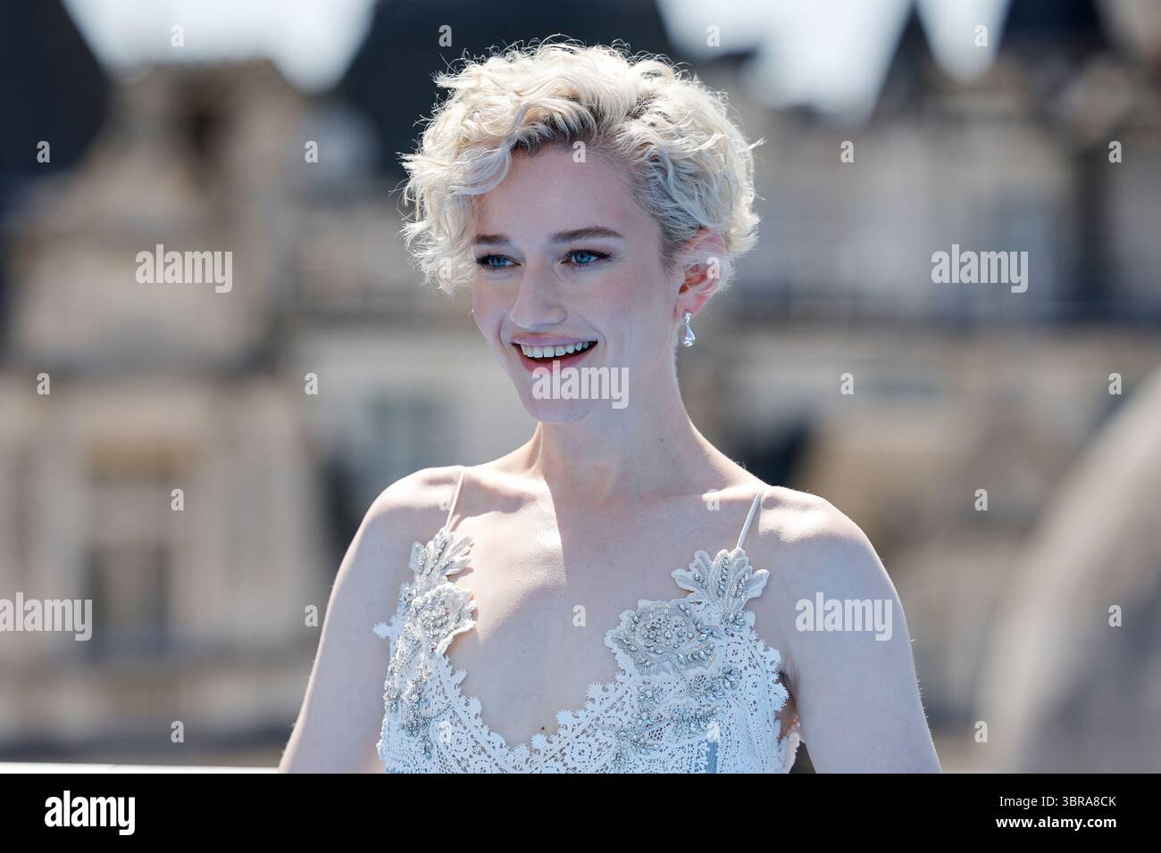 Julia Garner poses for photographers upon arrival at the photo call for ...