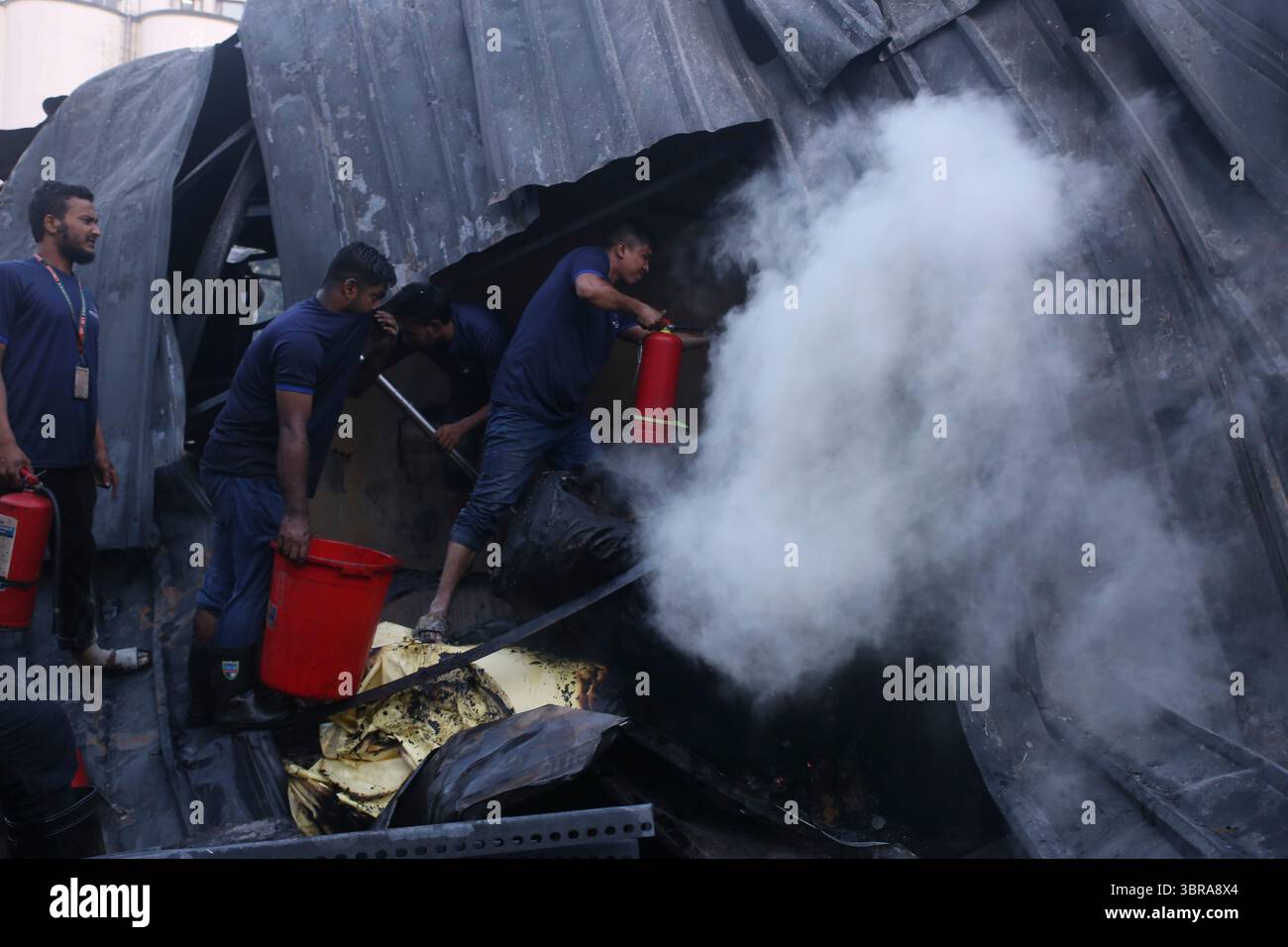 July 11, 2025, Chittagong, Chittagong, Bangladesh: A massive fire broke ...