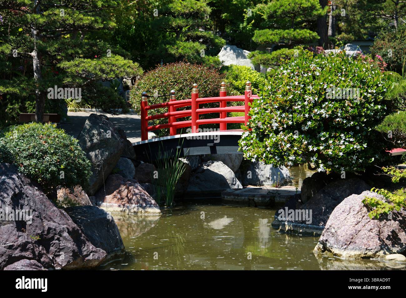 The Princess Grace Japanese Garden, Monaco. The Japanese Garden is a ...