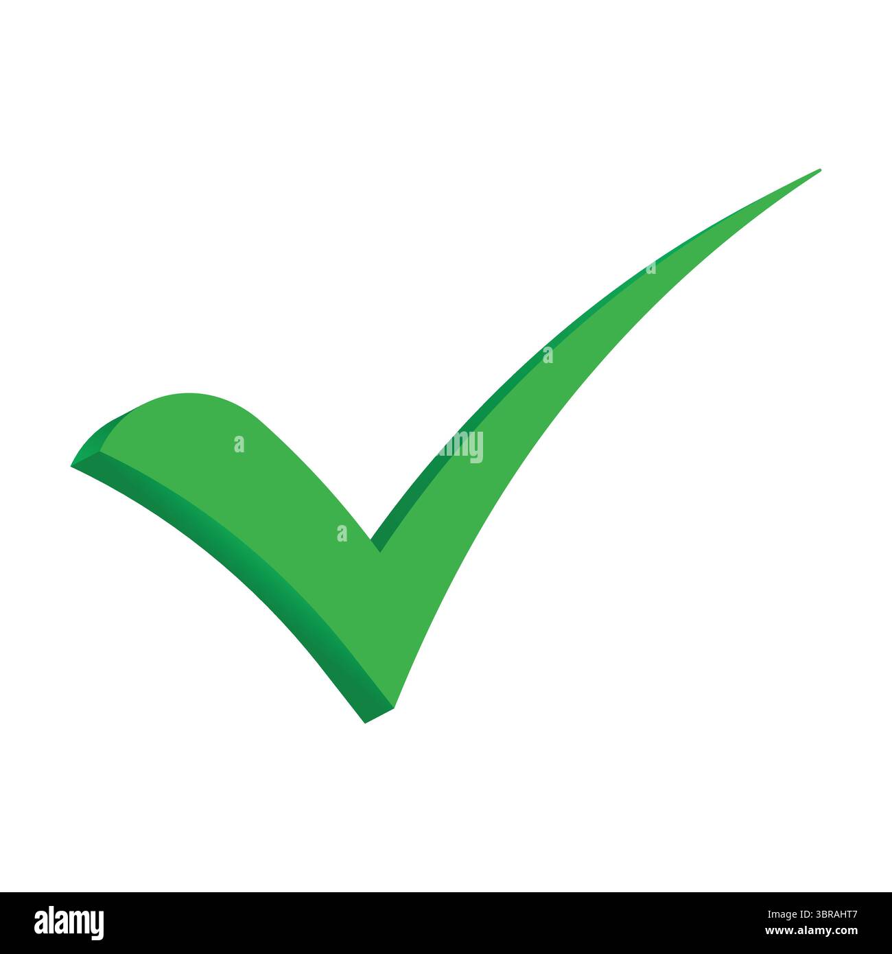 Green check mark symbol Stock Vector Image & Art - Alamy
