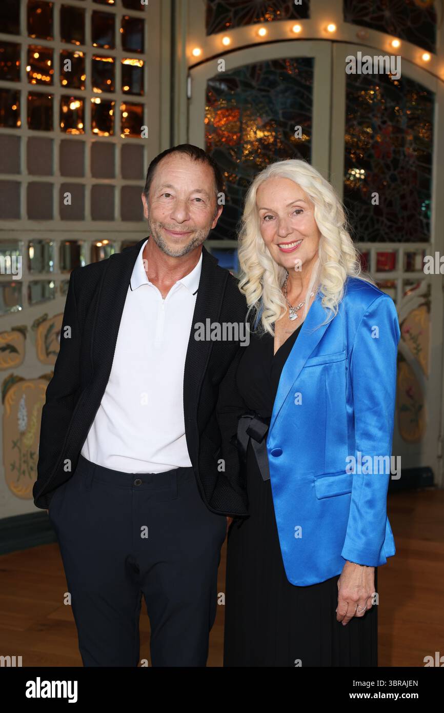 Rust, Germany. 11th July, 2025. DJ BoBo and his wife Nancy Baumann ...