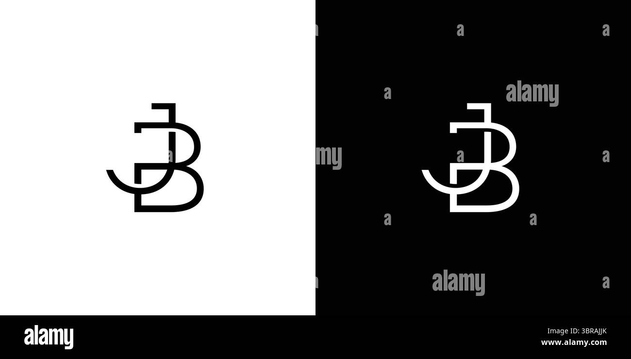 Modern and Unique JB logo design Stock Vector Image & Art - Alamy
