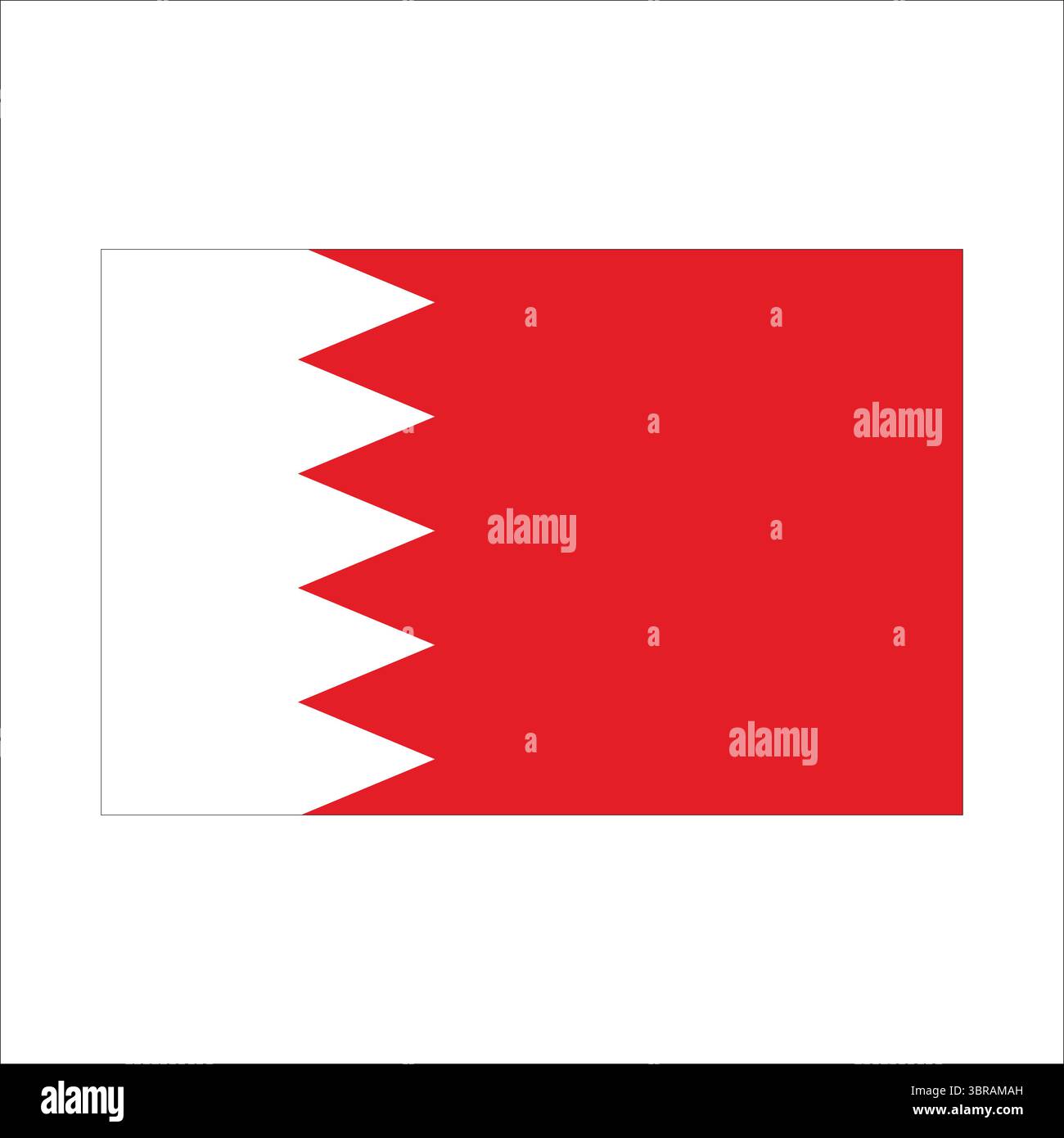 The national flag of bahrain, a symbol of national pride and identity ...
