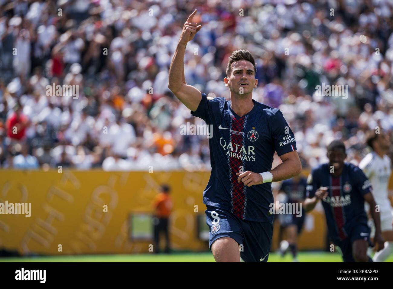 Fabian Ruiz of Paris Saint-Germain FC celebrates after scoring the ...