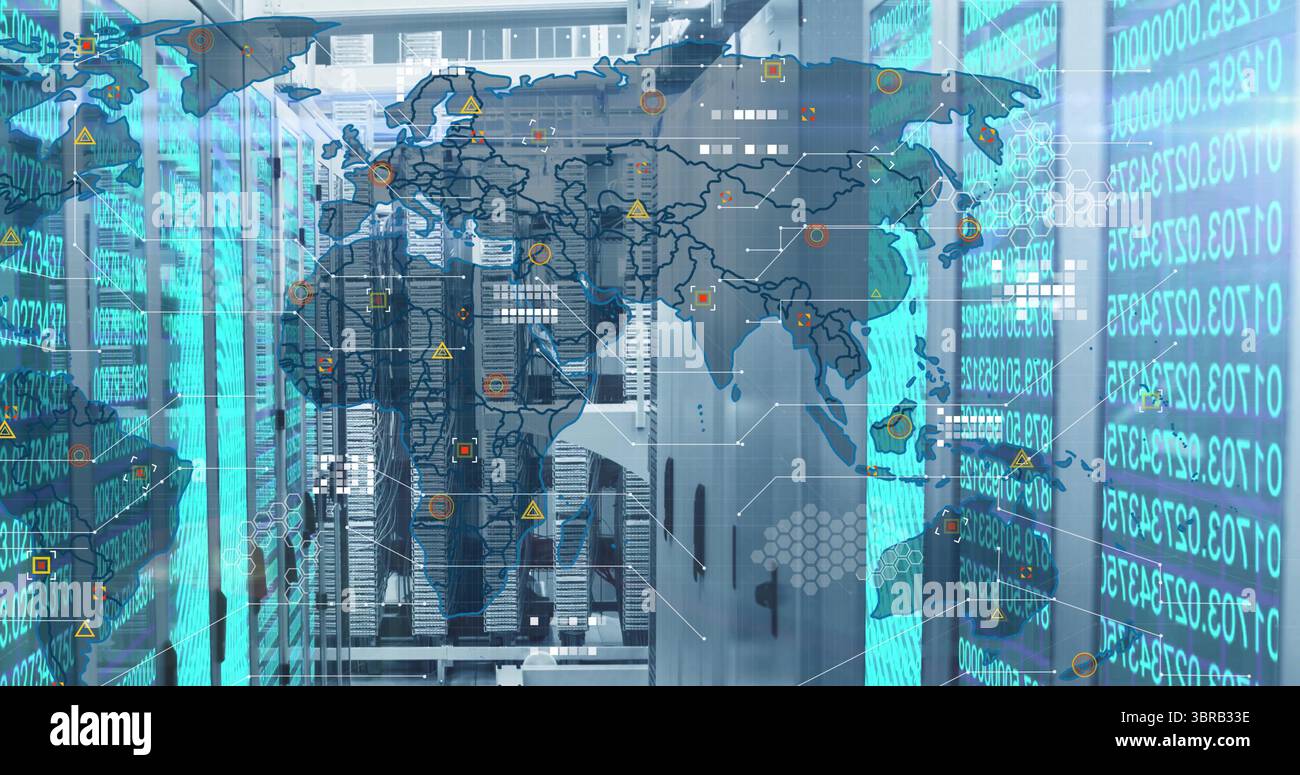 Projecting transparent network overlay across data center server racks ...