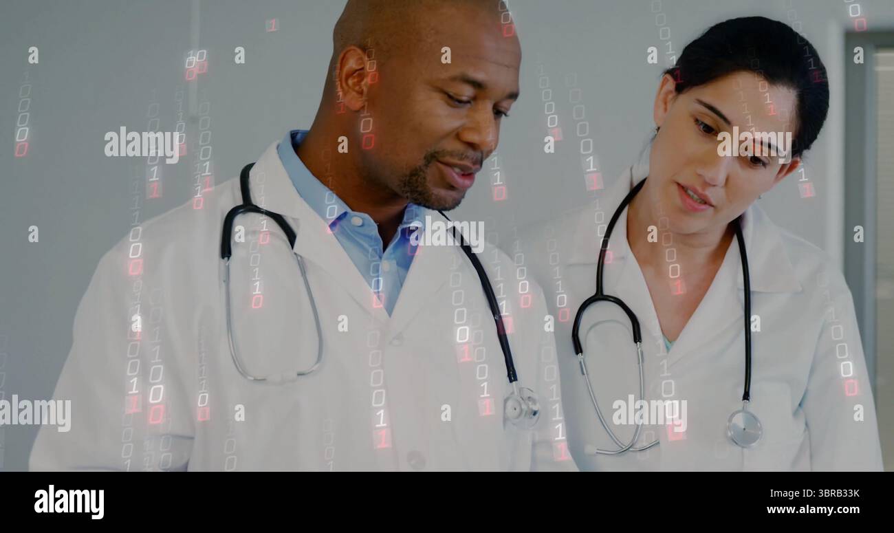 Female doctors reviewing patient data hi-res stock photography and ...