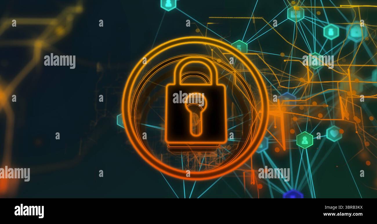 Rotating hexagonal shapes circles hi-res stock photography and images ...