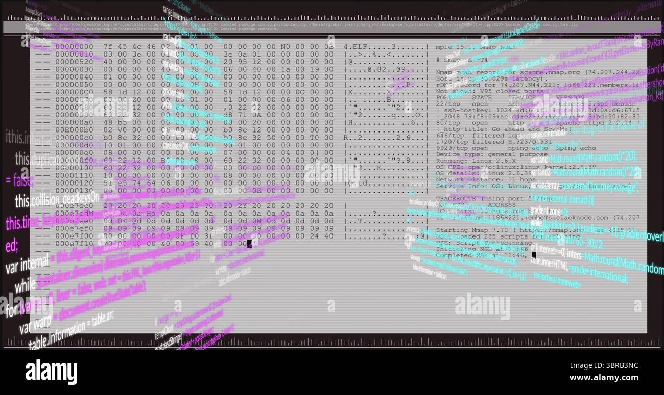 Software developer monitoring cybersecurity scan hi-res stock ...