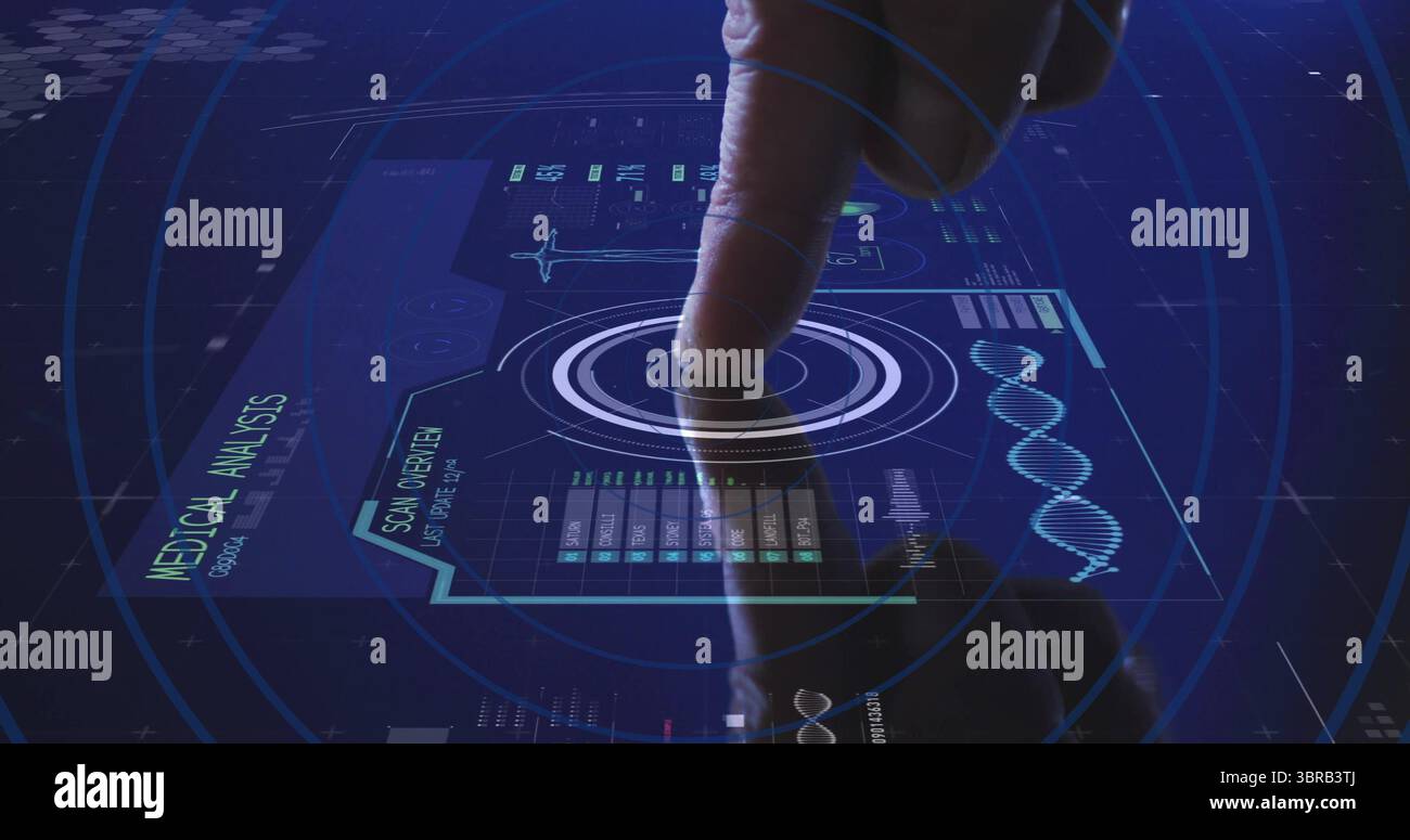 Close up finger pressing circular hi-res stock photography and images ...