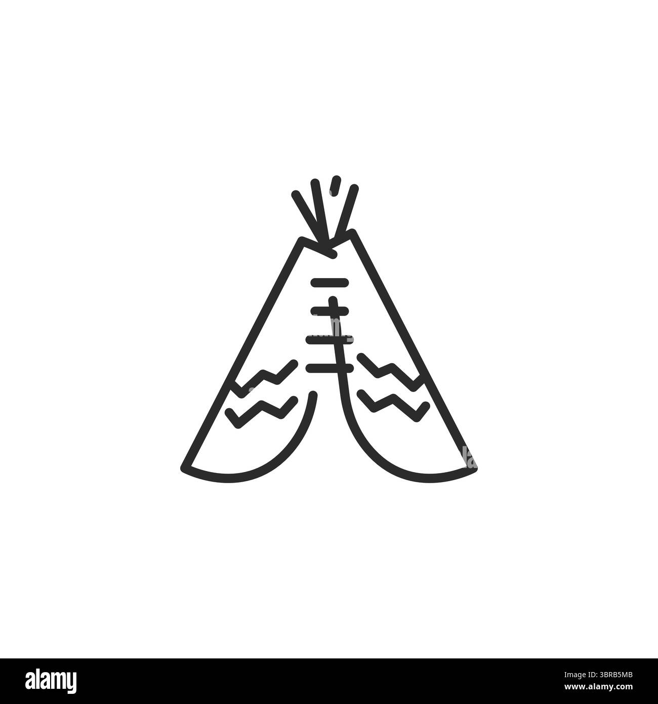 Teepee' Stock Vector Images - Alamy