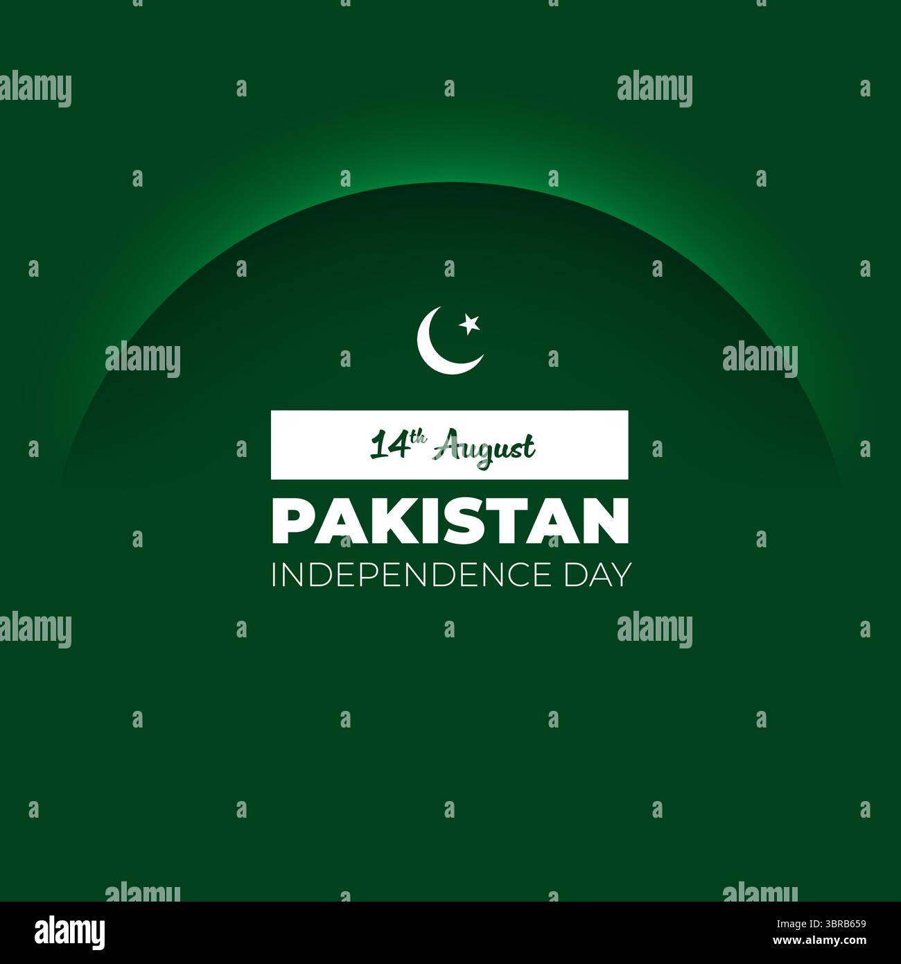 Square social media post template for Pakistan Independence day with ...