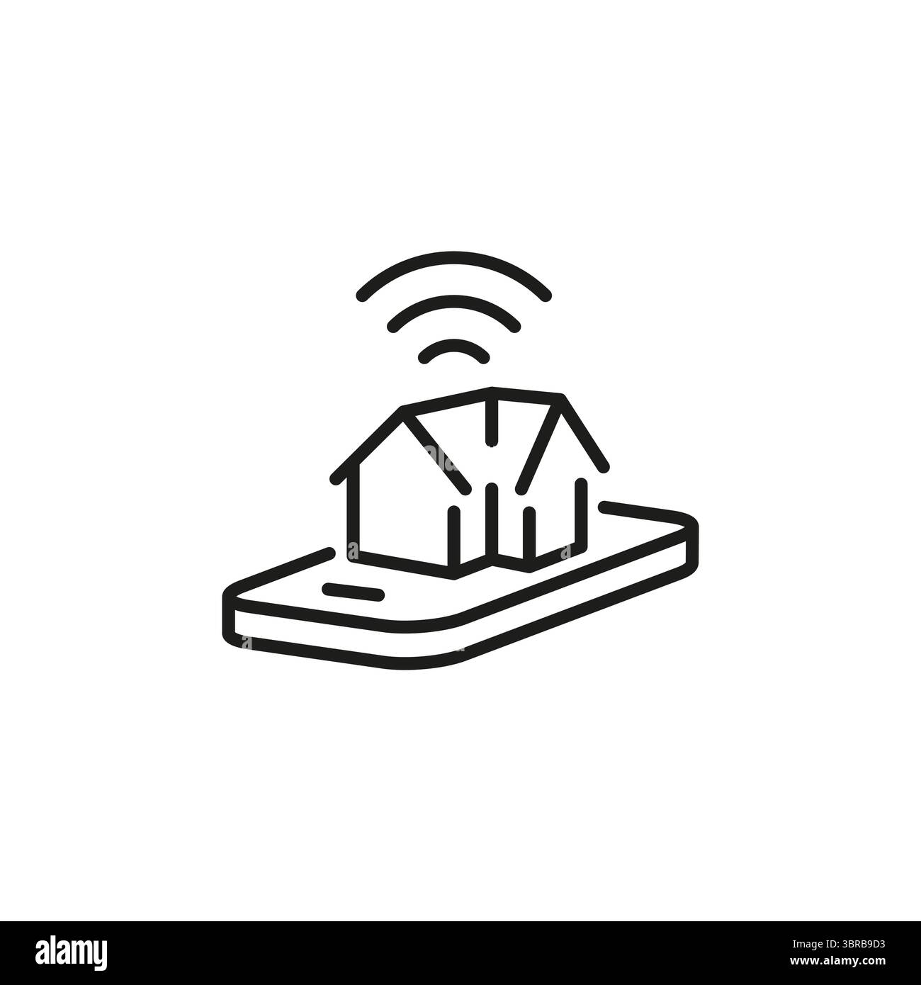 Smart home automation touchscreen Stock Vector Images - Alamy