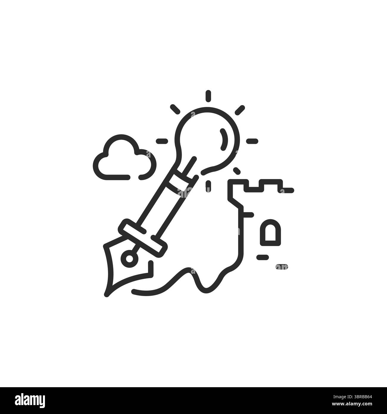 Icon fiction creative Stock Vector Images - Alamy