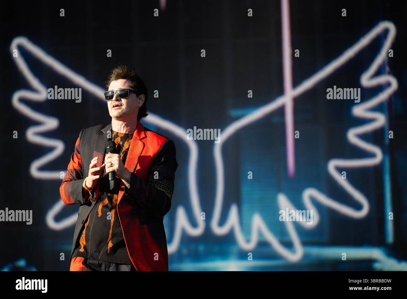 The Script perform on stage at the TRNSMT festival in Glasgow. Picture ...