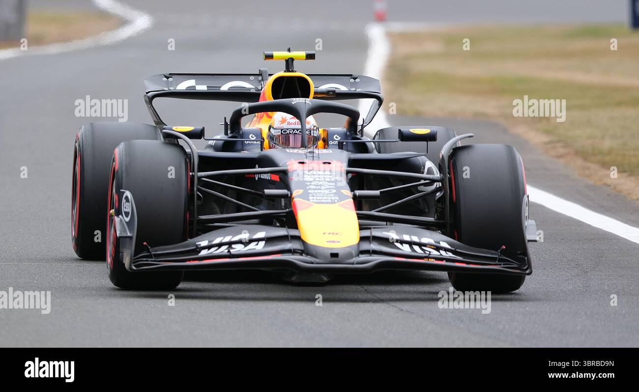 Towcester, UK. 05th July, 2025. Yuki Tsunoda of Oracle Red Bull Racing ...