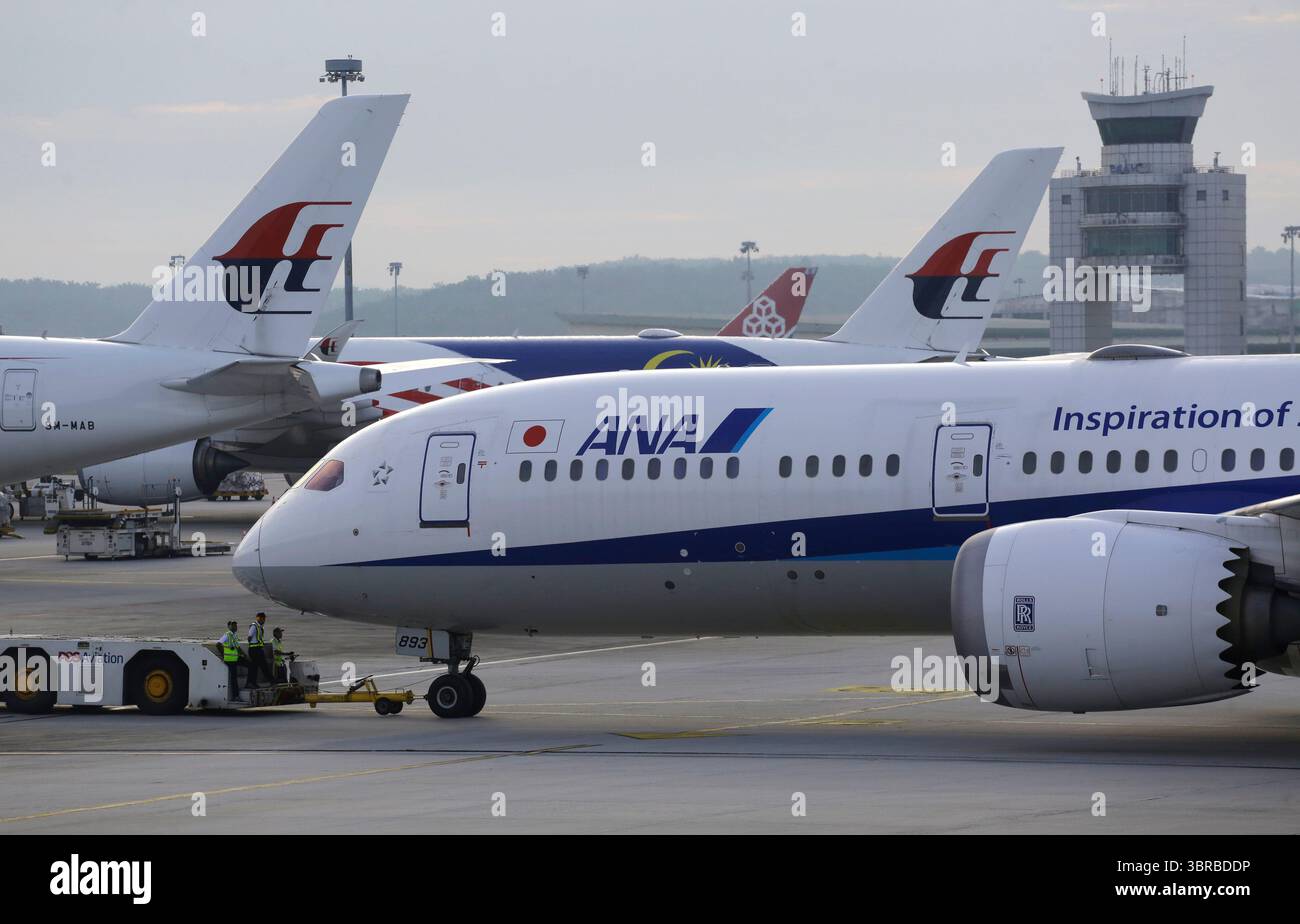 Kuala Lumpur, Malaysia - December 6, 2022: Aircraft from ANA, All ...