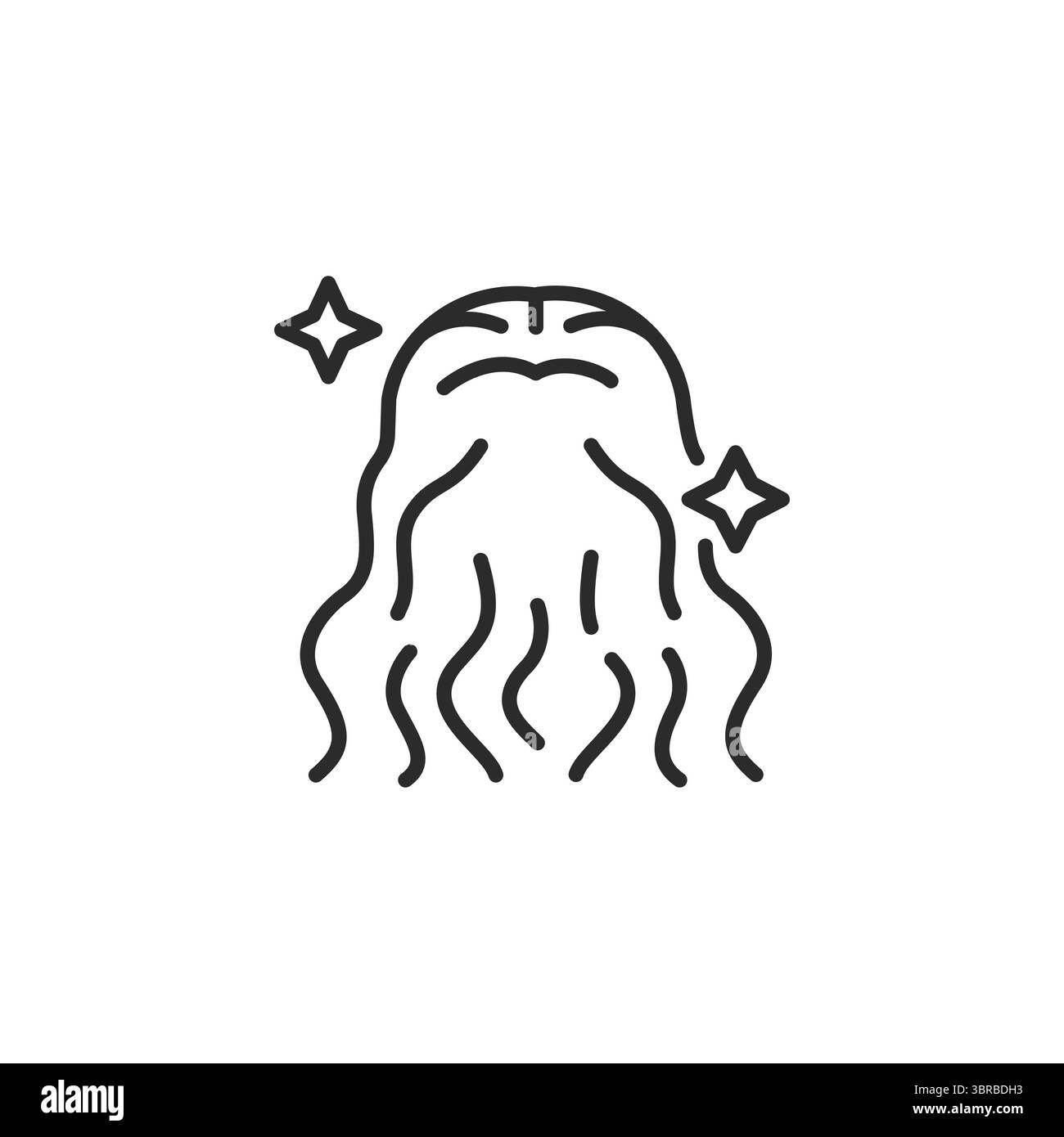 Head hair wash icon Cut Out Stock Images & Pictures - Alamy