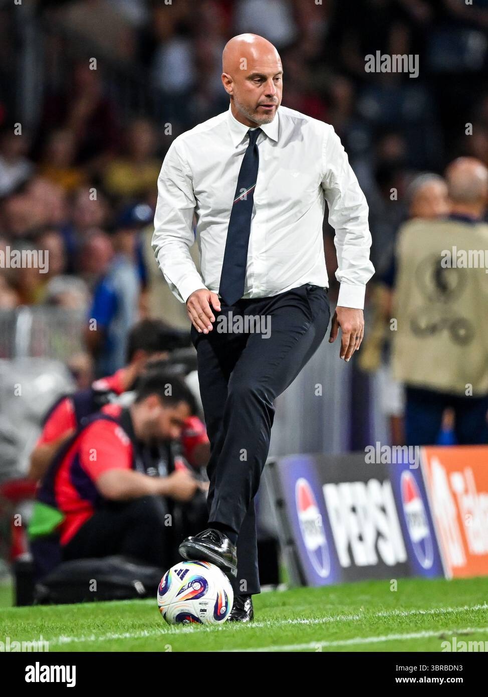 BERN - Italy coach Andrea Soncin during the European Championship Group ...