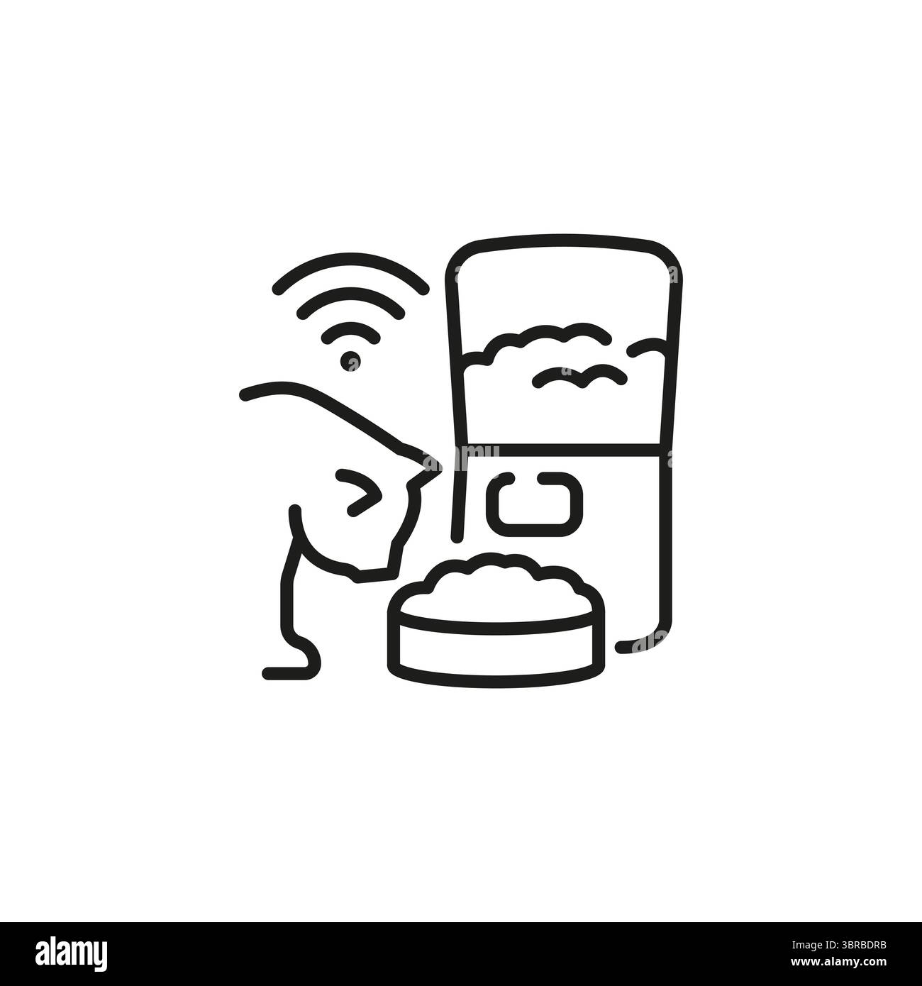 Pet food ui icon Stock Vector Images - Alamy