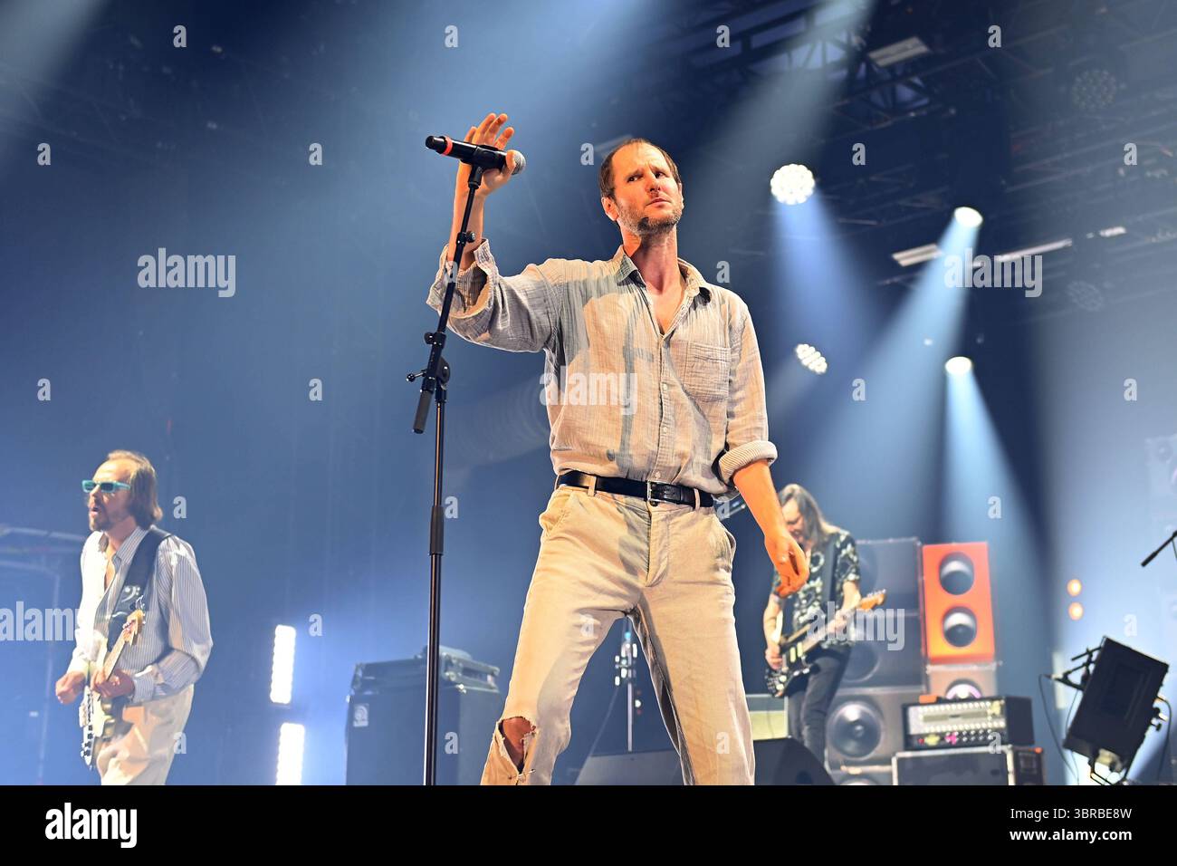Wanda oesterreichische Rockband,live, Saenger Marco FITZTHUM ...