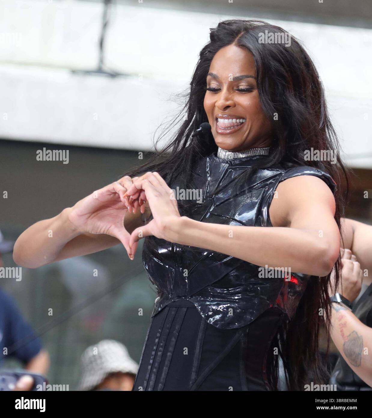 July 11, 2025, New York, New York, USA: Singer CIARA seen during her ...