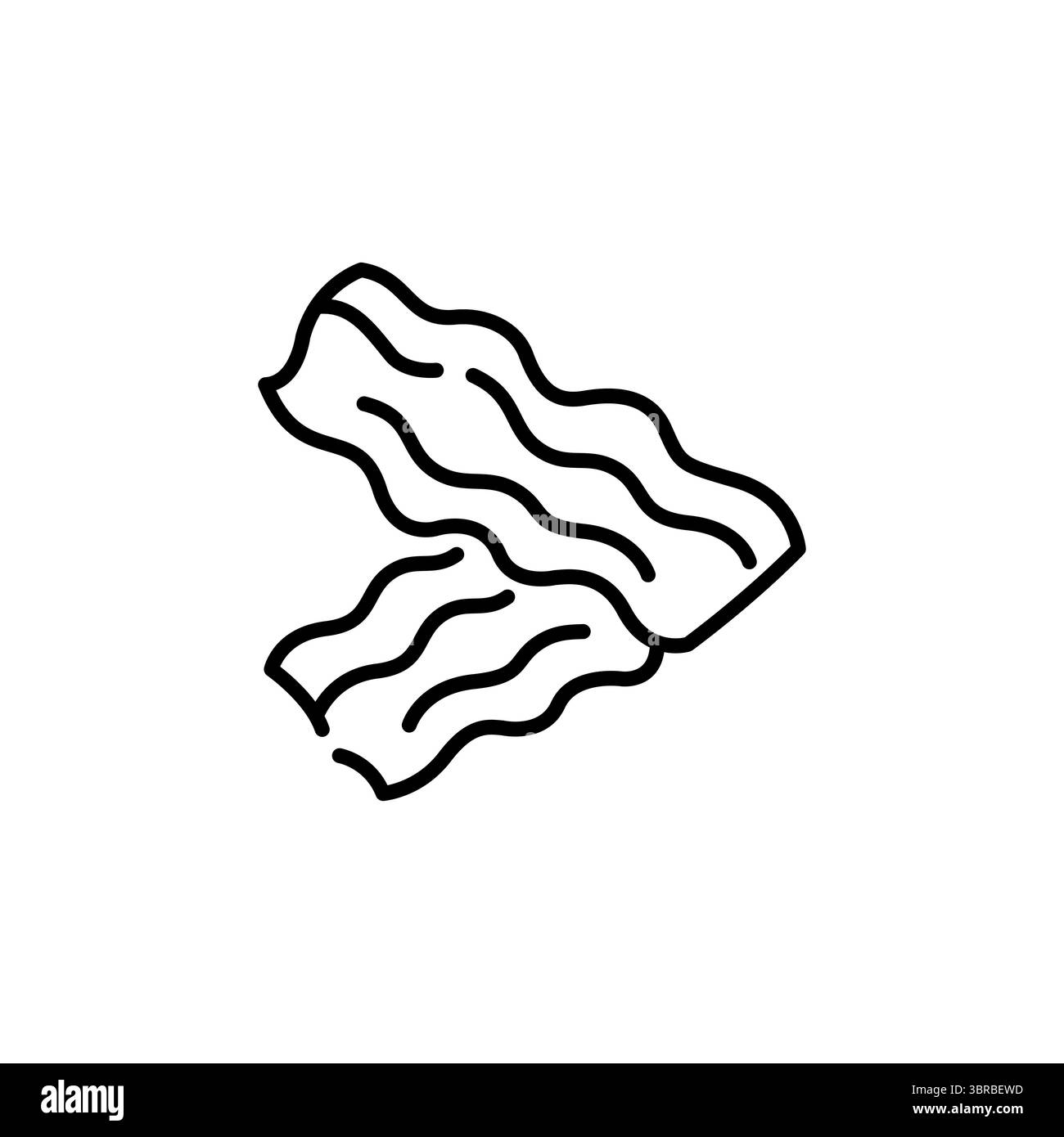 Grilled toast bacon sandwich Stock Vector Images - Alamy