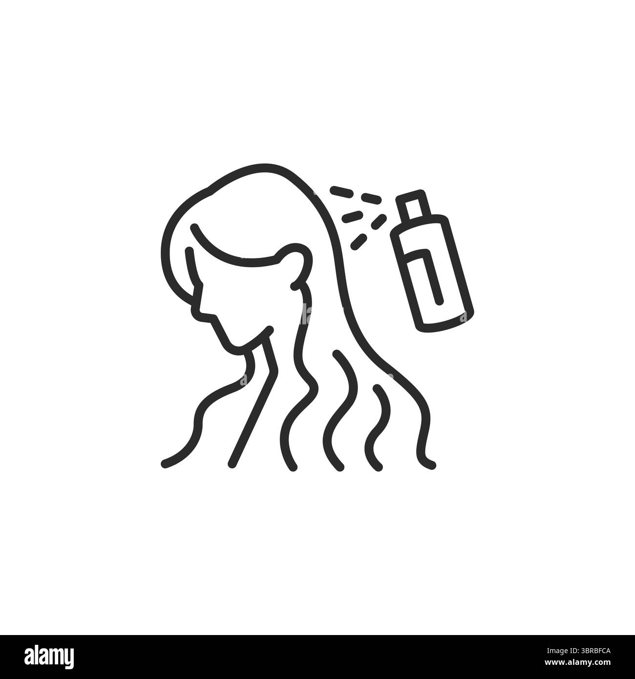 Hair Spray Icon Stock Vector Image & Art - Alamy