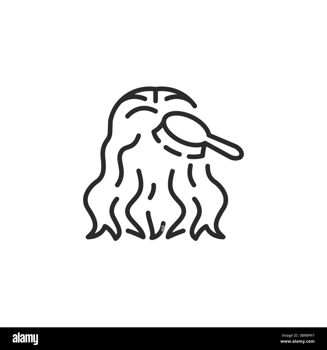 Hair hygiene Black and White Stock Photos & Images - Alamy