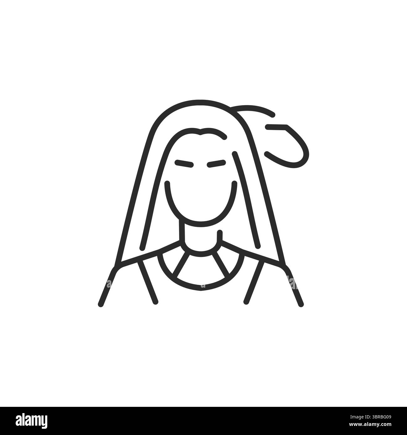 Person icon minimal figure Black and White Stock Photos & Images - Alamy