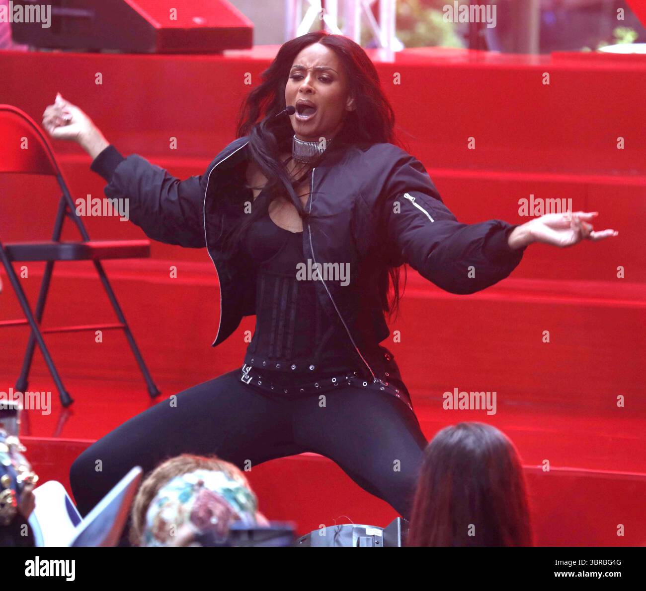 July 11, 2025, New York, New York, USA: Singer CIARA seen during her ...