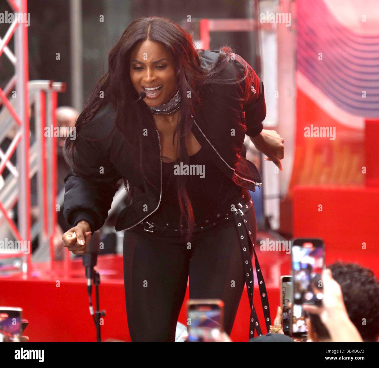July 11, 2025, New York, New York, USA: Singer CIARA seen during her ...