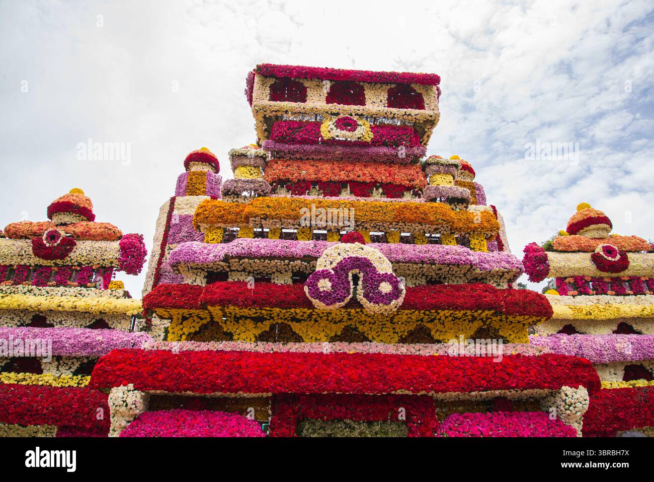 Floral Temple Structure at Ooty Flower Show – A Masterpiece of Petal ...
