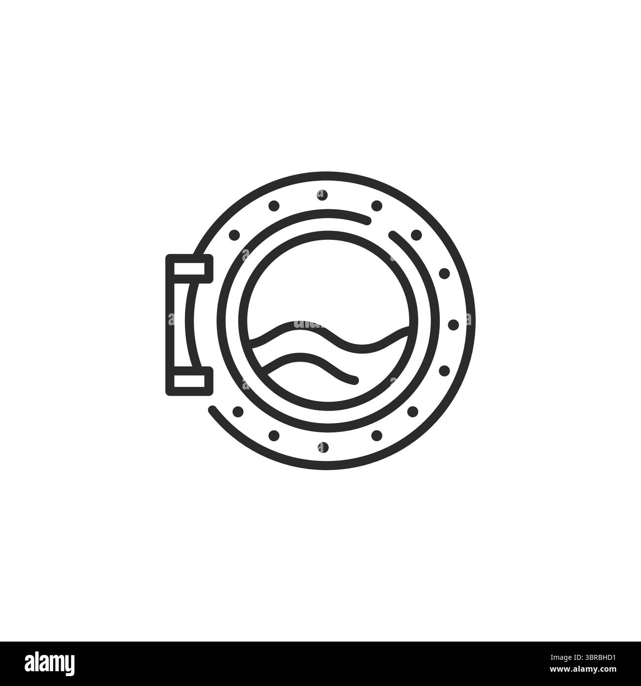 Porthole icon Black and White Stock Photos & Images - Alamy