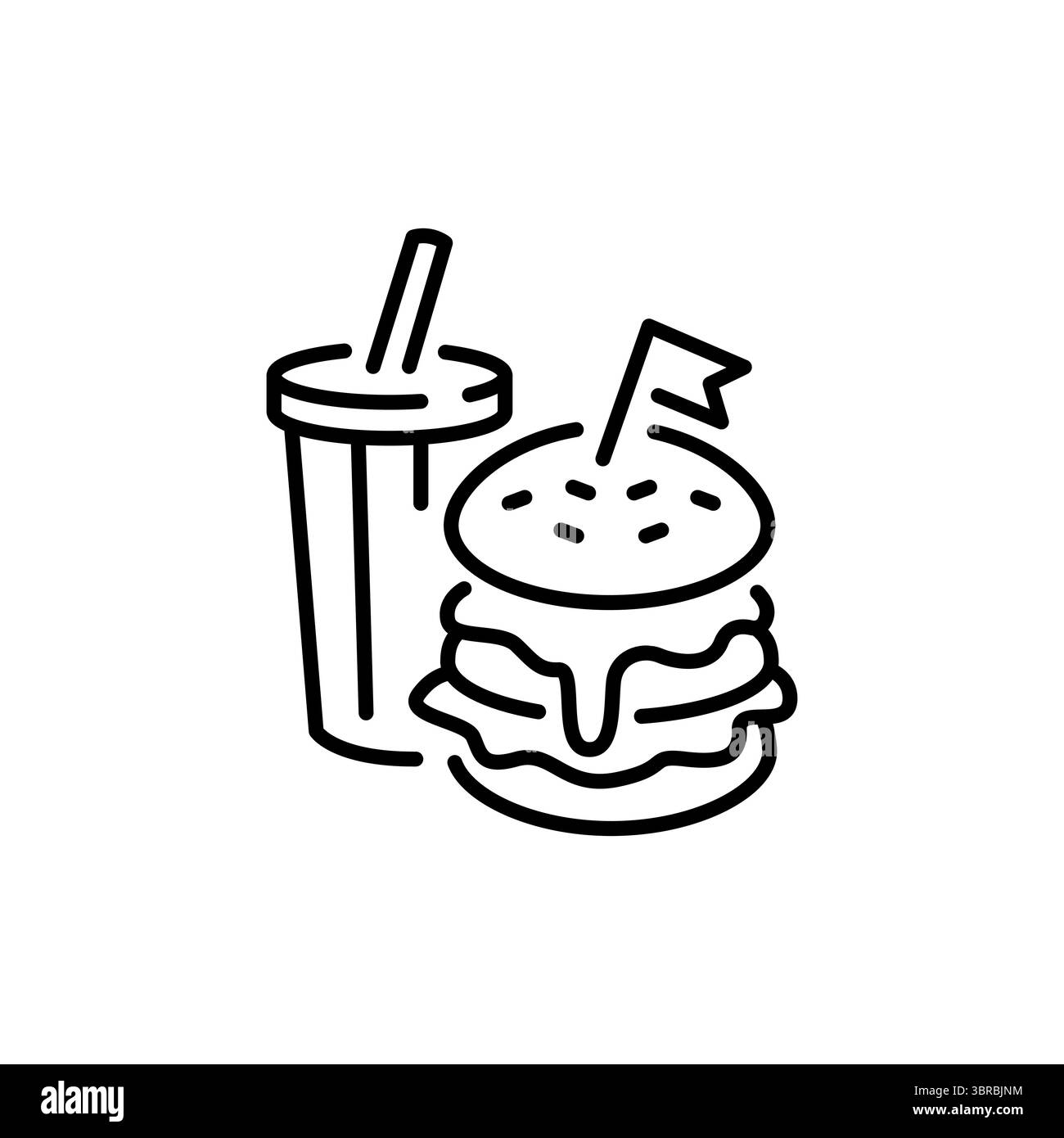 Tasty combo Stock Vector Images - Alamy